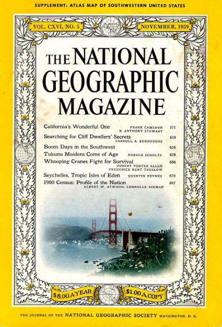 National Geographic November 1959 - National Geographic Back Issues