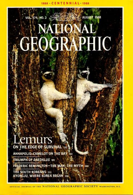 National Geographic August 1988 - National Geographic Back Issues