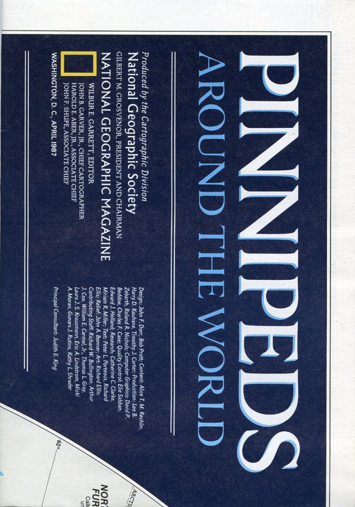 Map April 1987 - National Geographic Back Issues