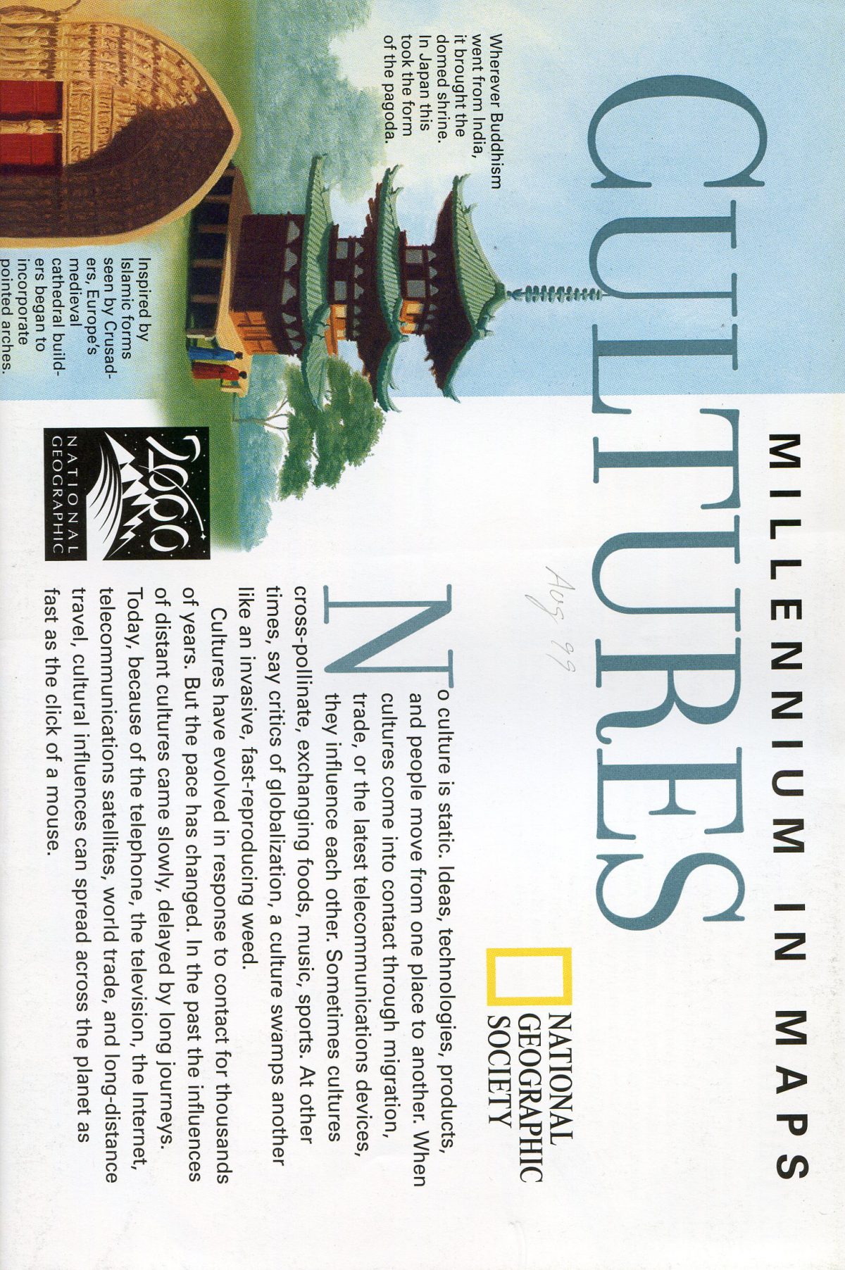 Map August 1999 - National Geographic Back Issues