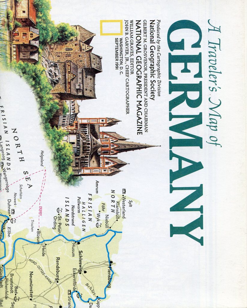 Map September 1991 - National Geographic Back Issues