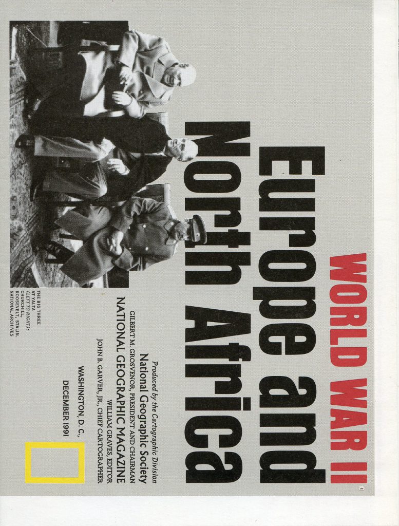 Map December 1991 - National Geographic Back Issues