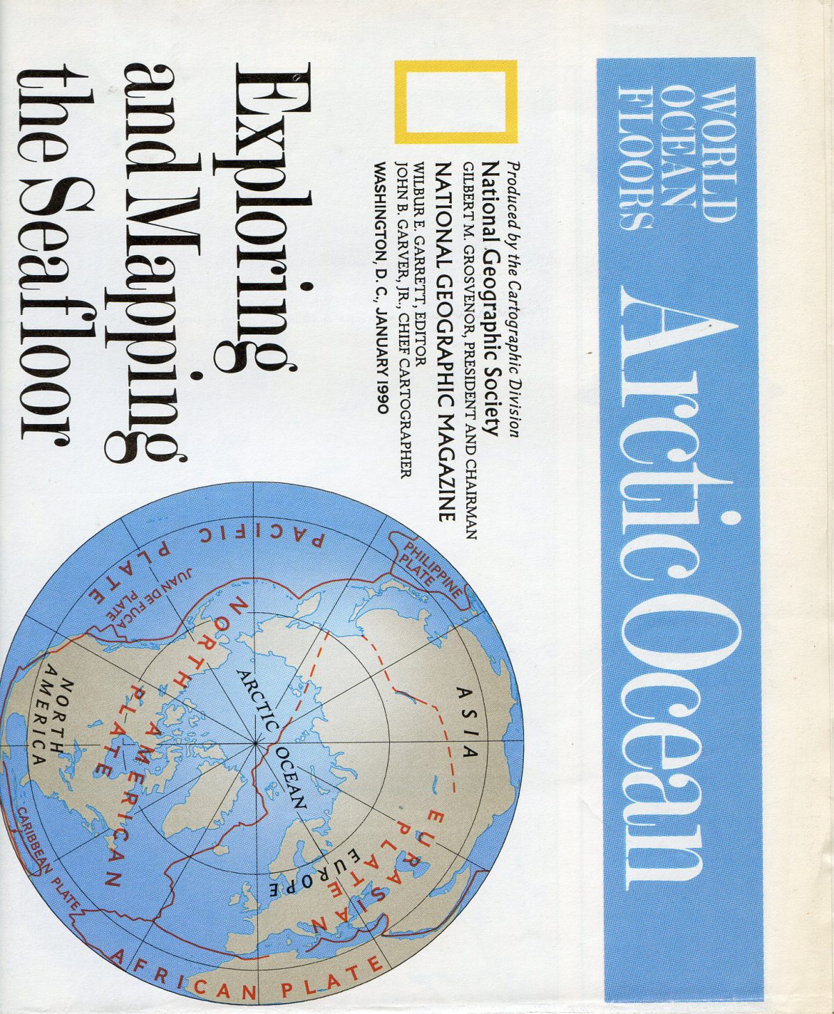 Map January 1990 - National Geographic Back Issues
