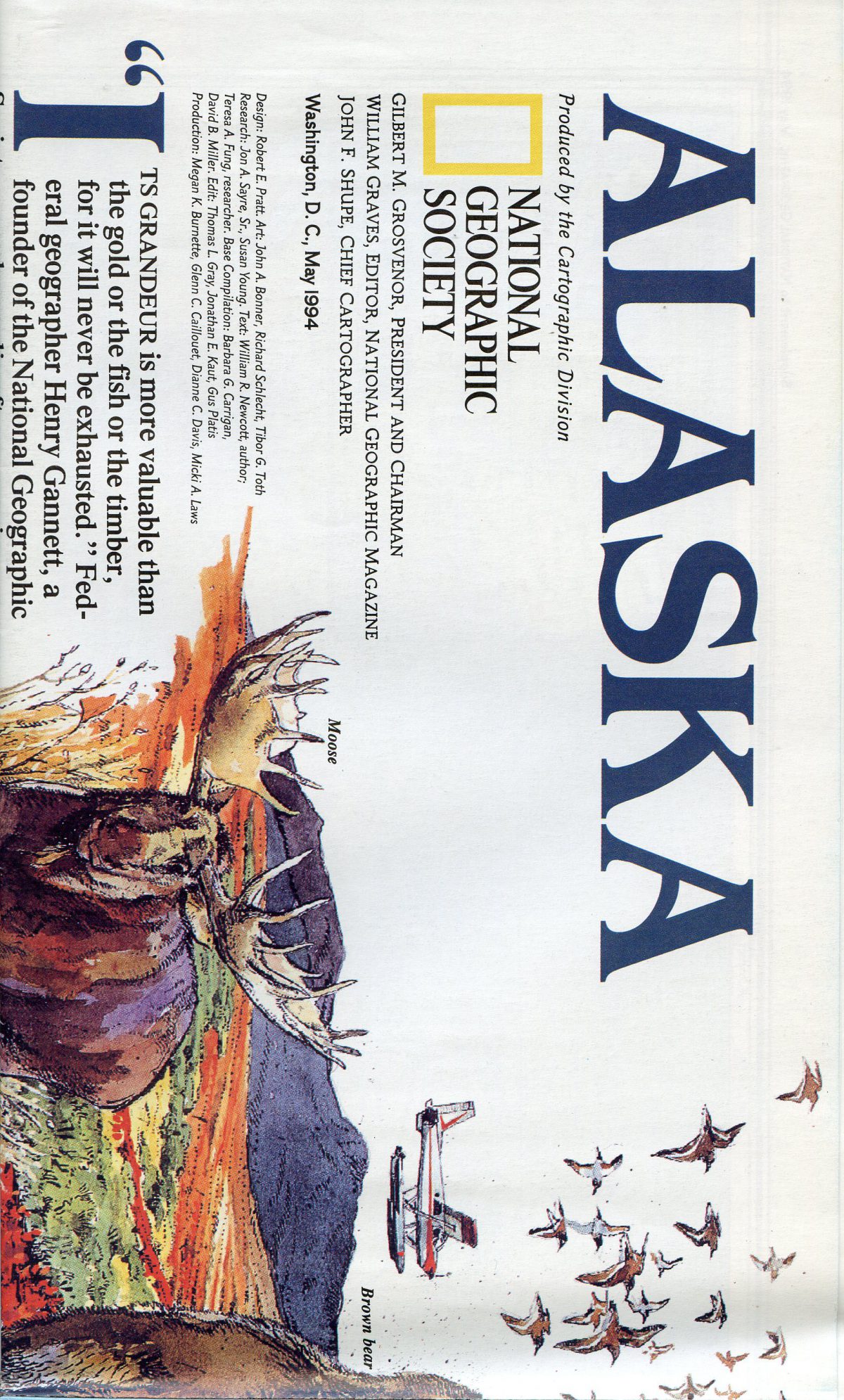 Map May 1994 - National Geographic Back Issues