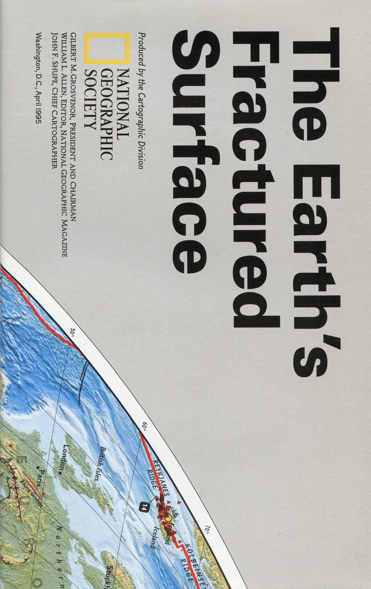 Map April 1995 - National Geographic Back Issues