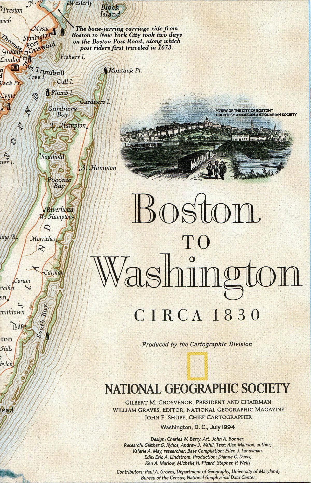 Map July 1994 - National Geographic Back Issues