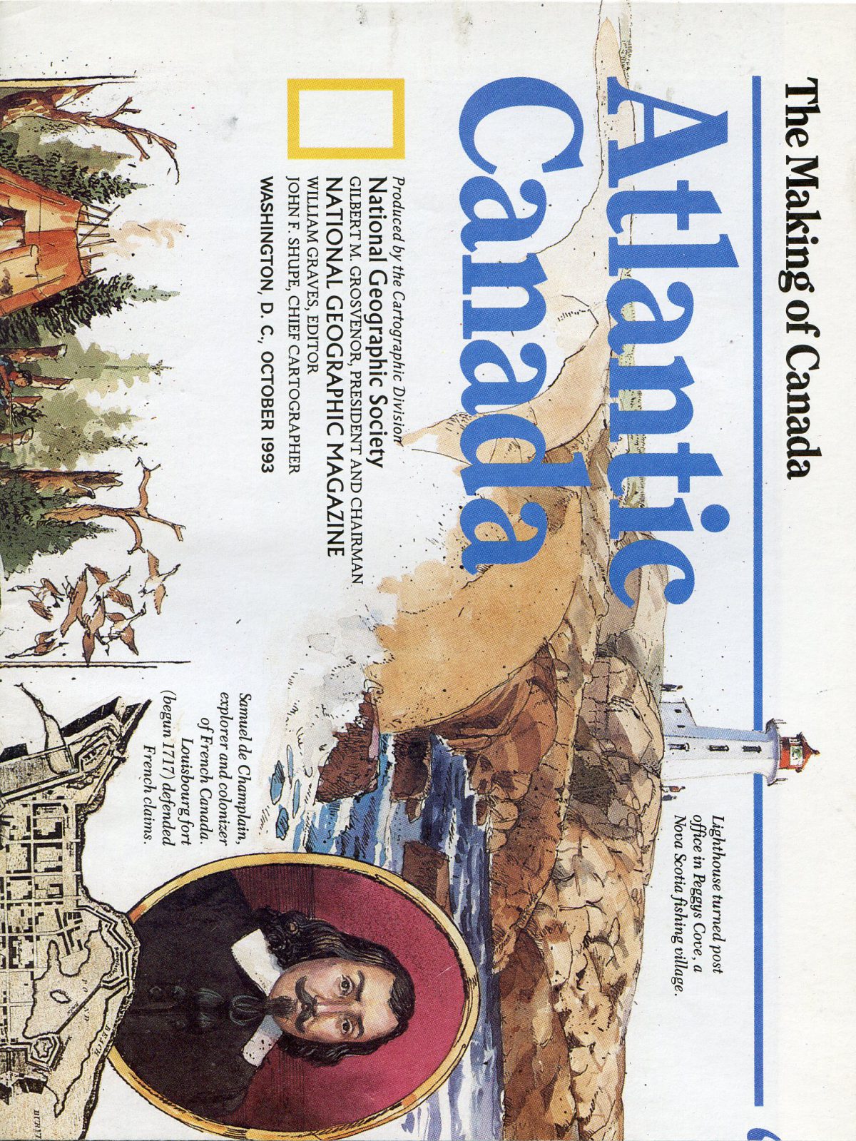 Map October 1993 - National Geographic Back Issues