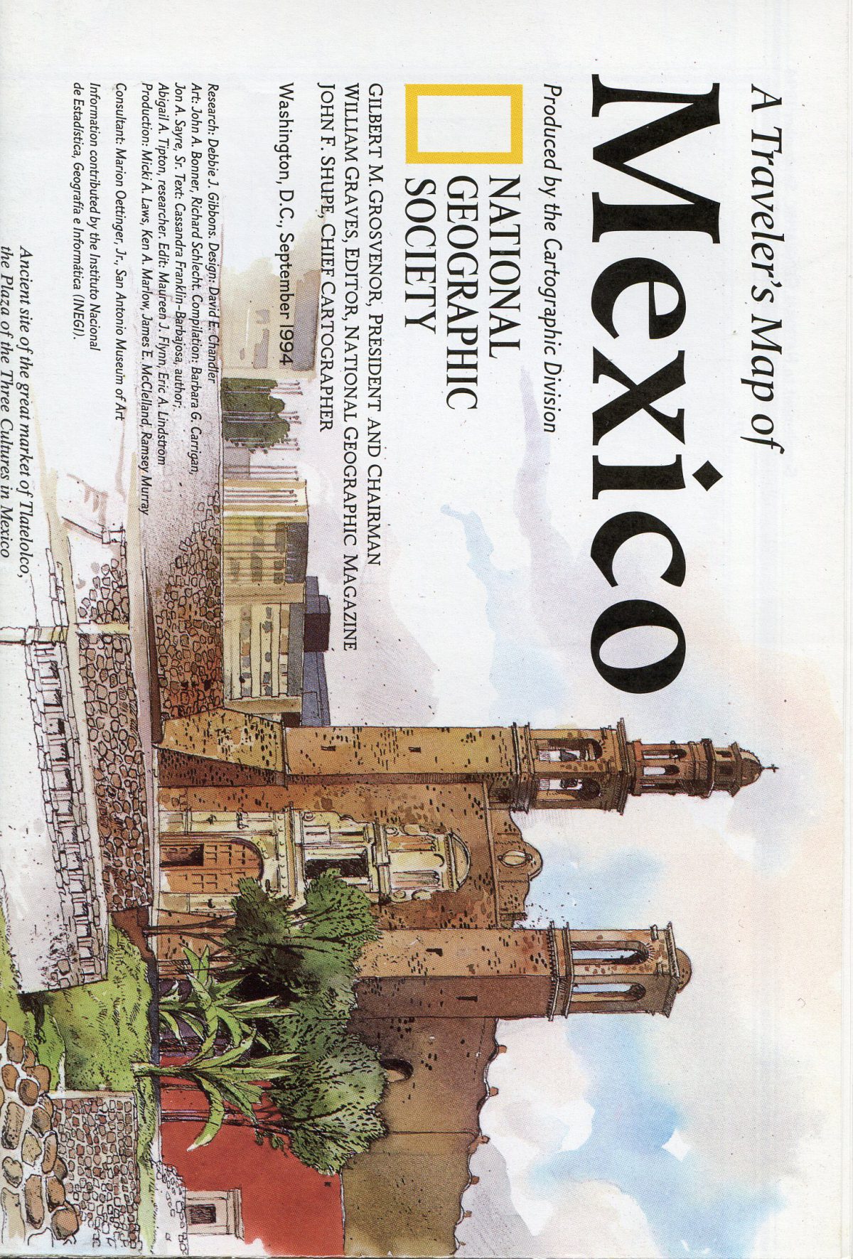 Map September 1994 - National Geographic Back Issues