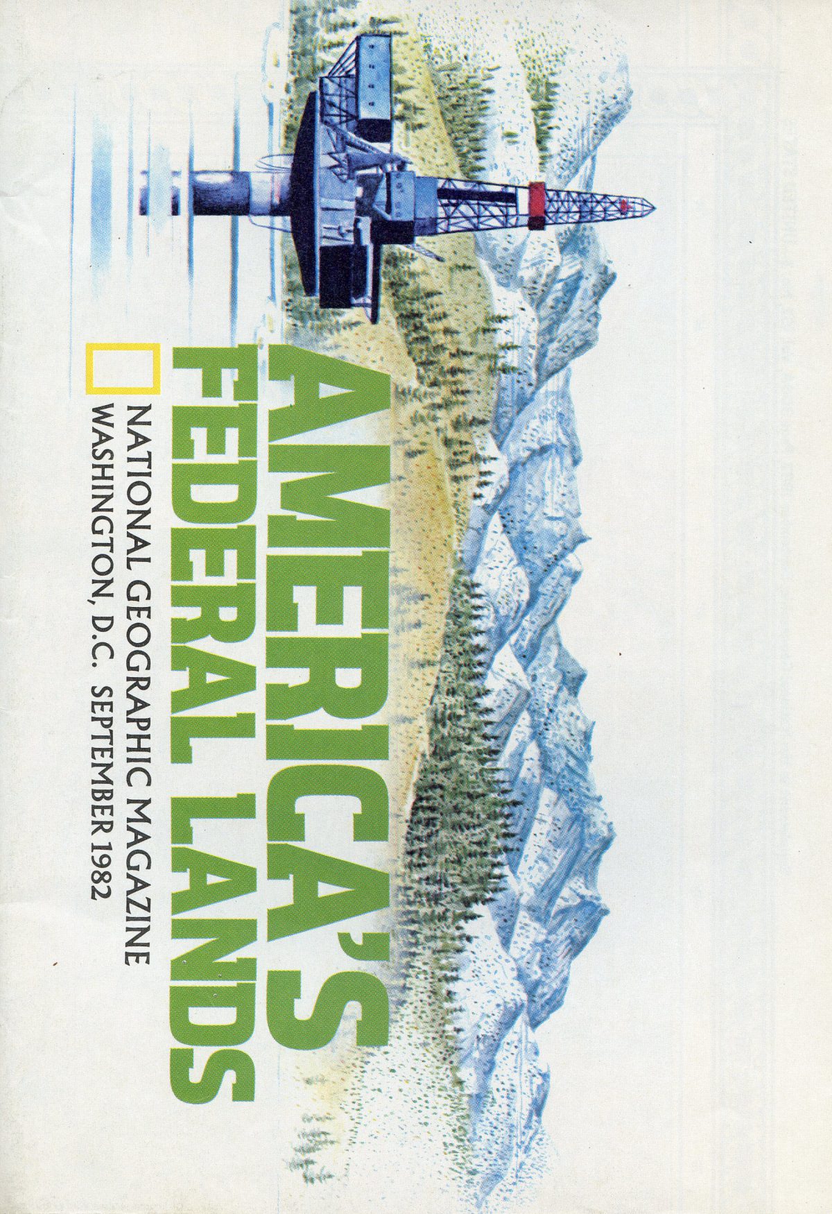 Map September 1982 - National Geographic Back Issues
