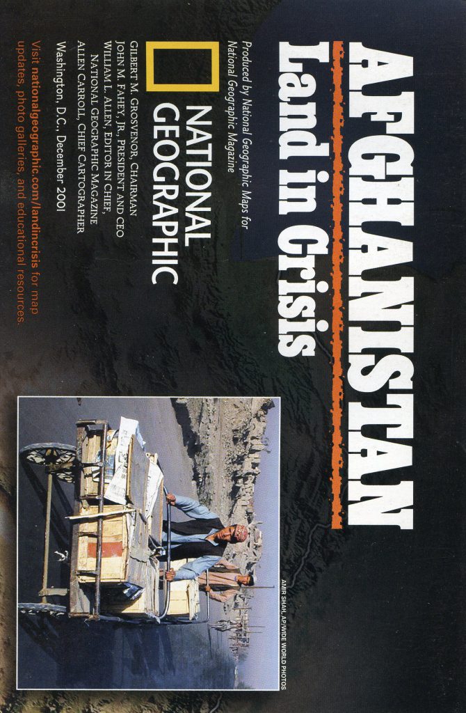 Map December 2001 - National Geographic Back Issues