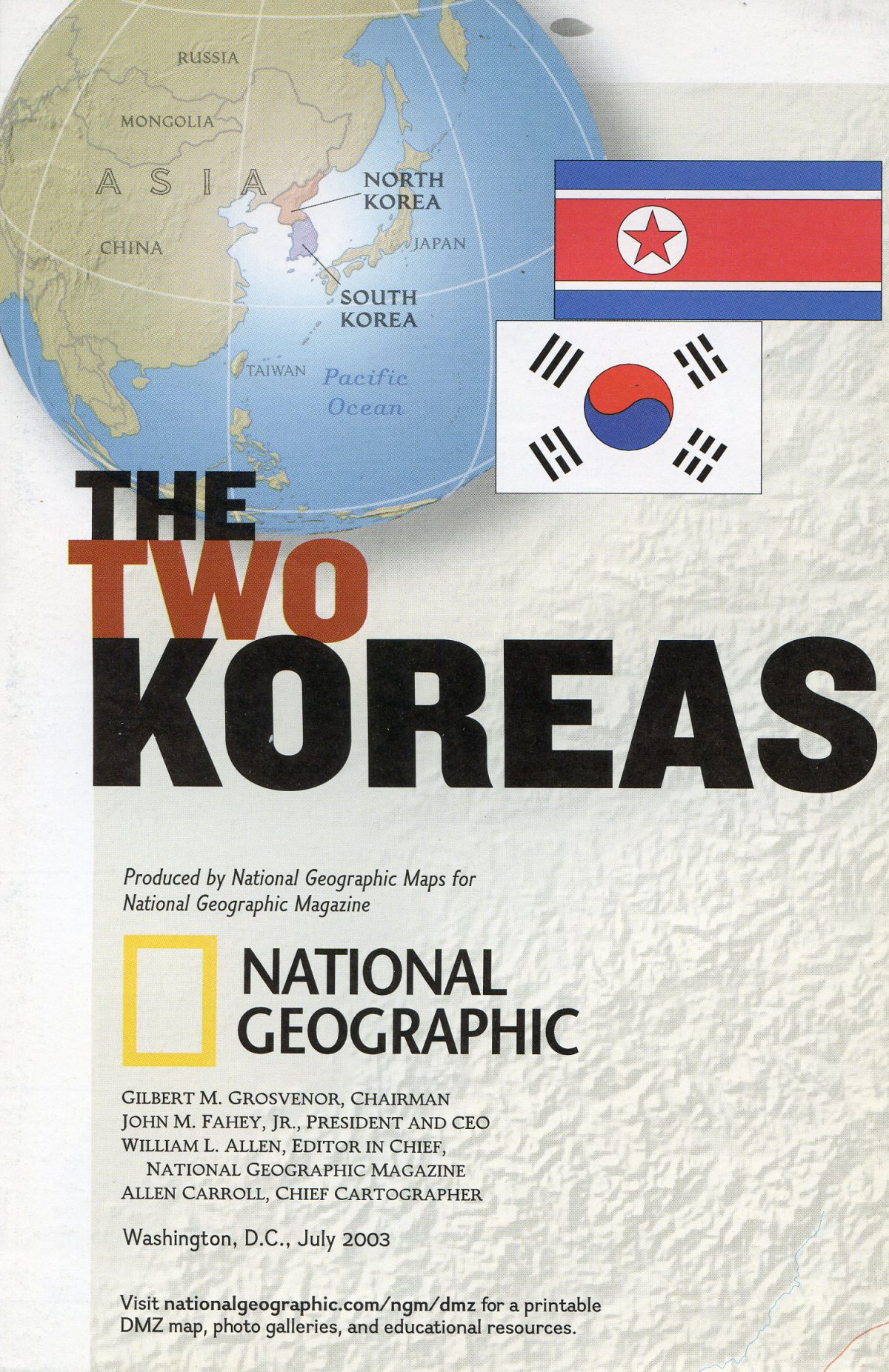 Map July 2003 - National Geographic Back Issues