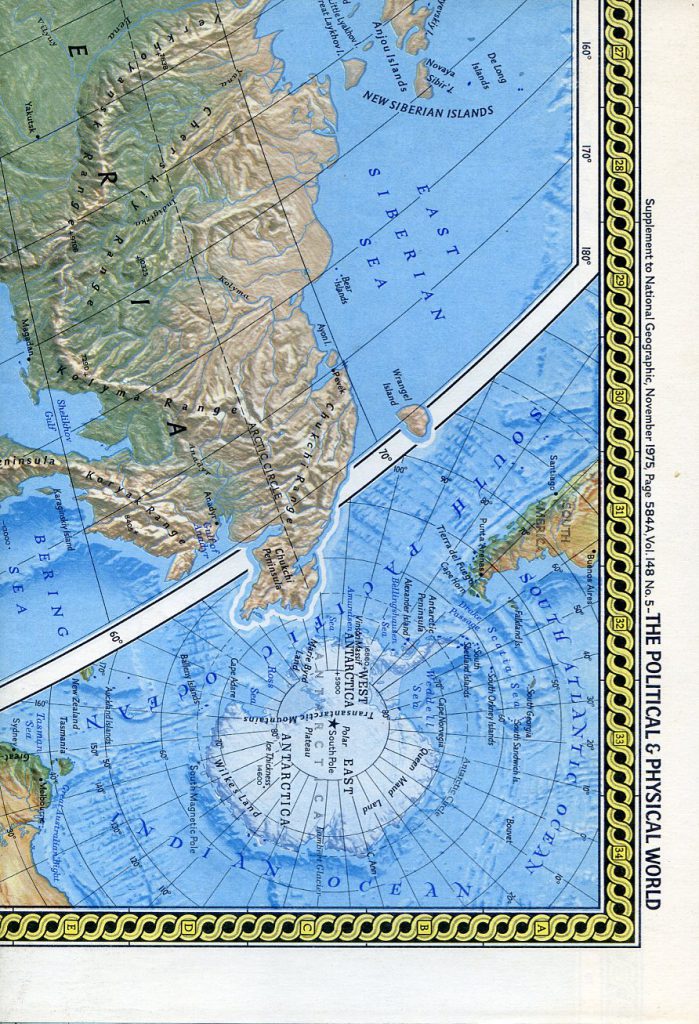 Map November 1975 - National Geographic Back Issues