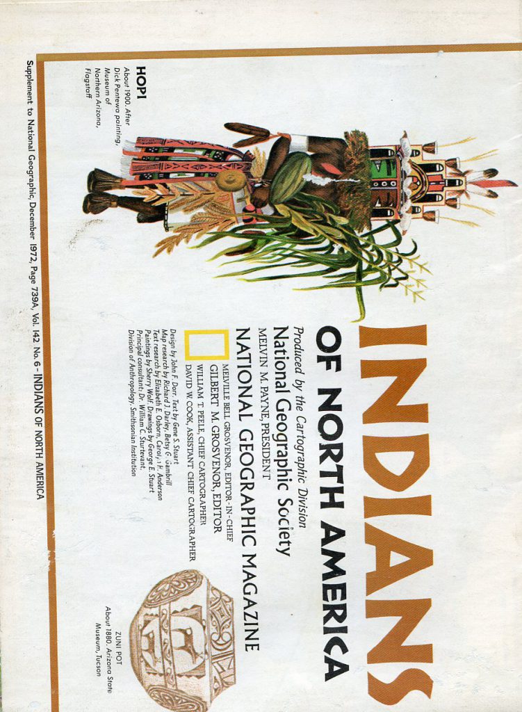 Map December 1972 - National Geographic Back Issues
