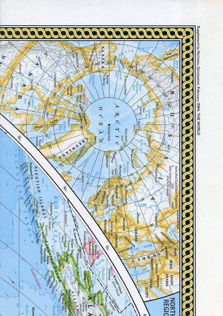 Map February 1994 - National Geographic Back Issues