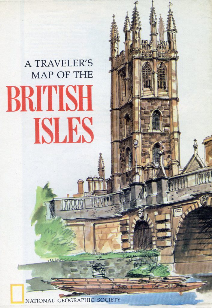 Map April 1974 - National Geographic Back Issues