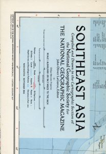 Map September 1955 - National Geographic Back Issues