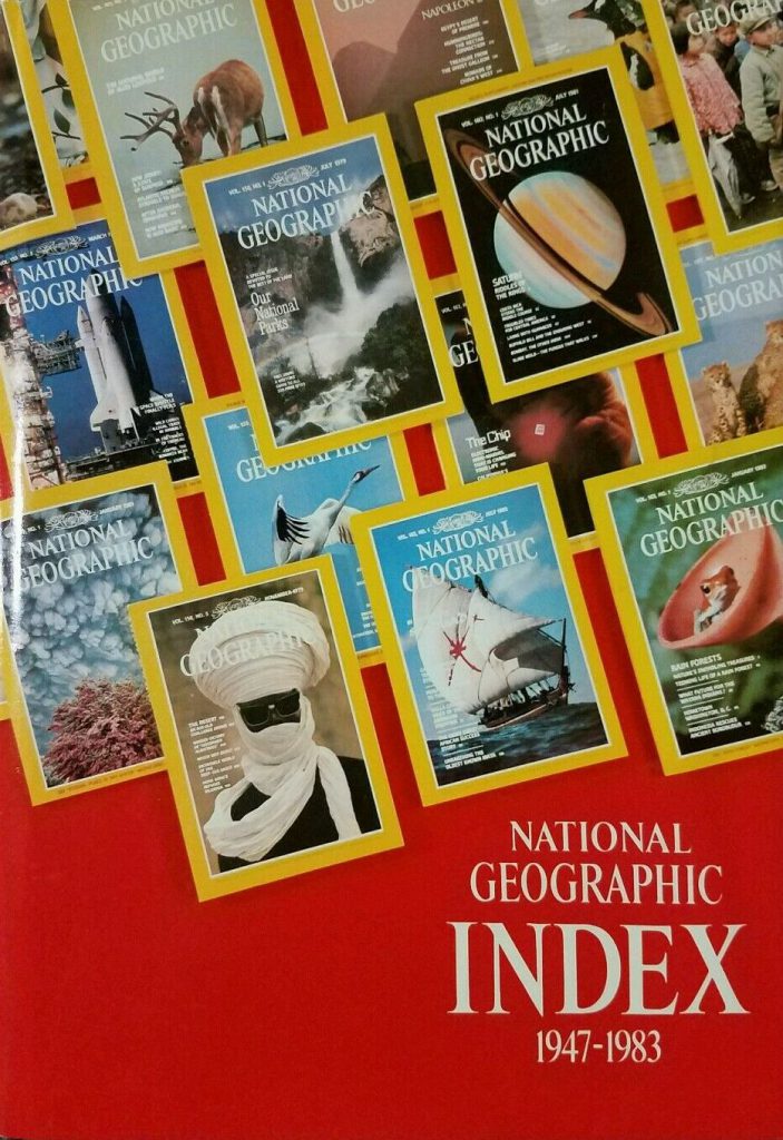 Index 1947-1983 - National Geographic Back Issues